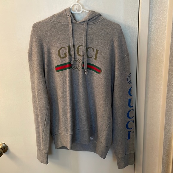 Gucci | Shirts | Gucci Dragon Embroidered Logo Hoodie | Poshmark